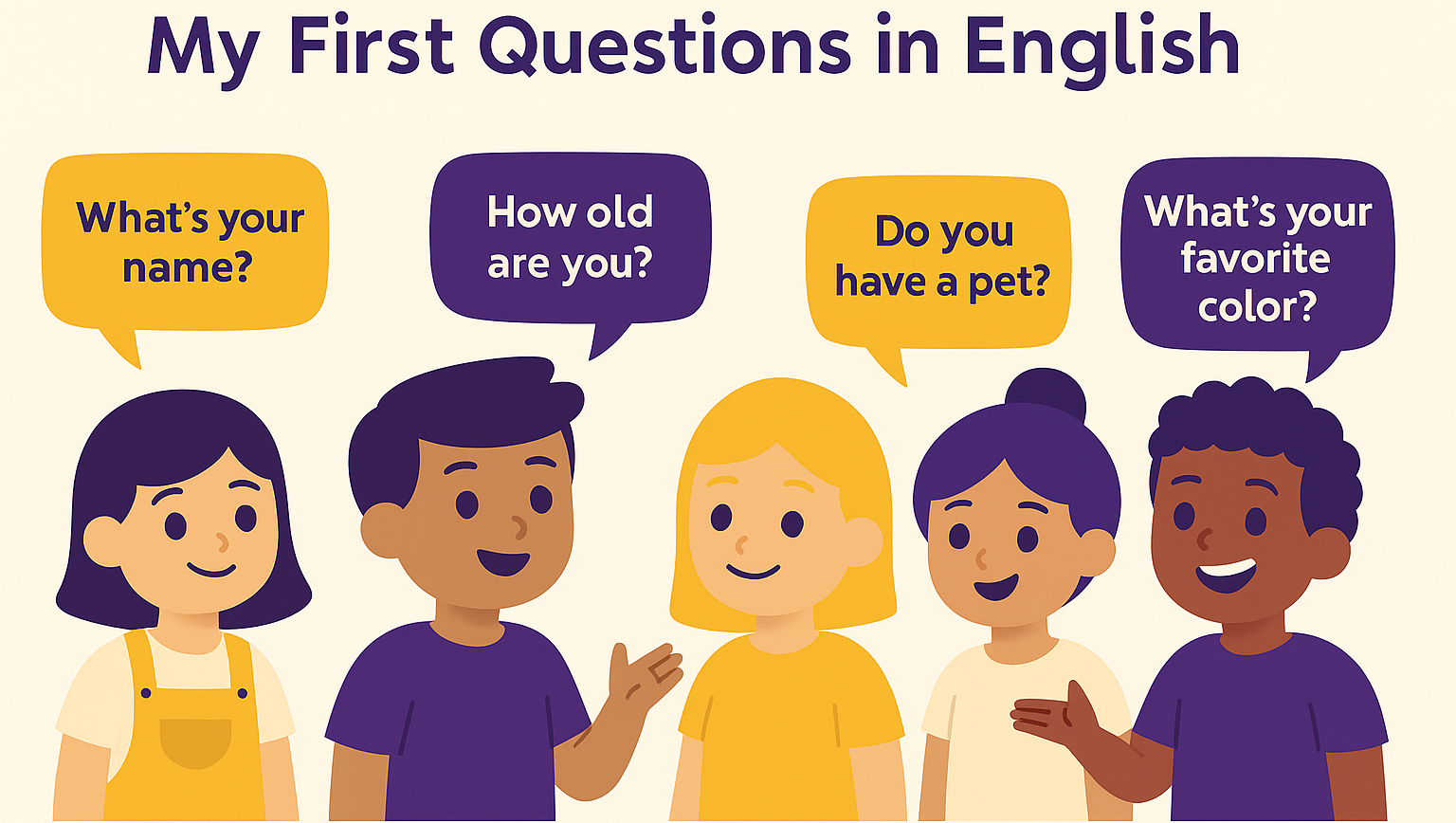 Učimo prva pitanja na engleskom jeziku (Radni list za djecu) - Omnia ...